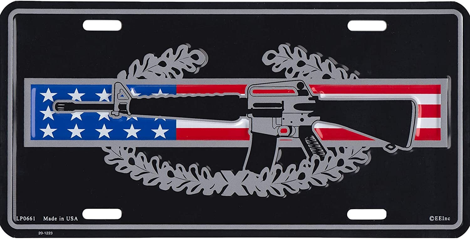 ARMY Combat Infantryman Badge CIB M16 Metal License Plate | Etsy