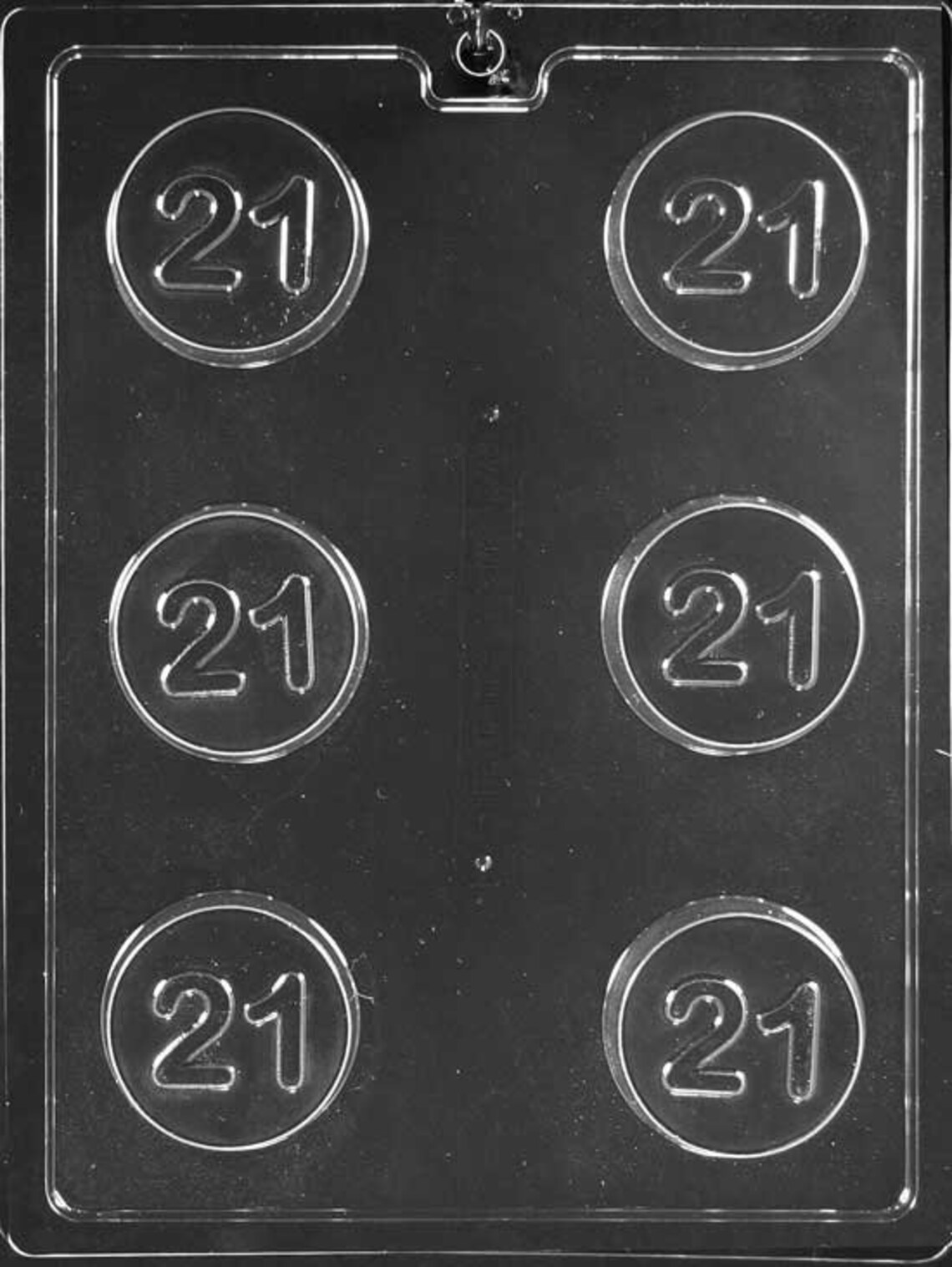 COOKIE MOLD 21 Number 21 Chocolate Candy Mold Craft Supply - Etsy