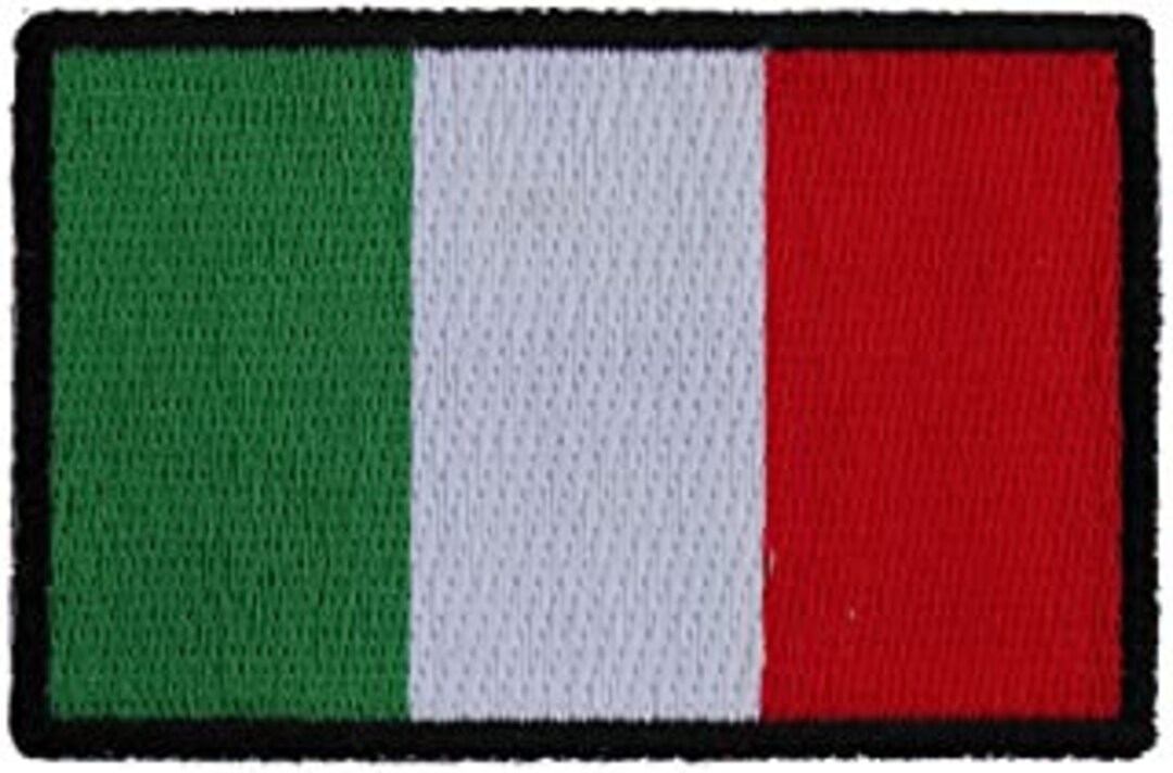 Flag of Italy Patch Country Flag Italian Embroidered Patch Craft Supply ...