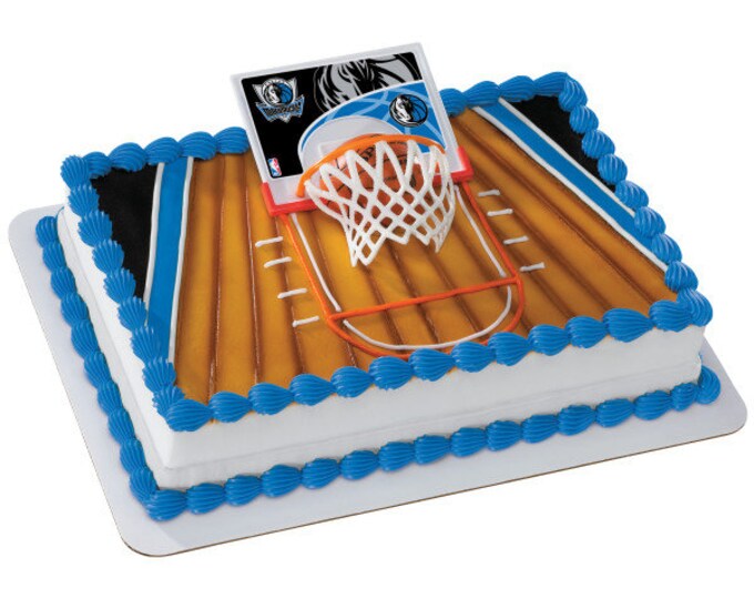 DALLAS MAVERICKS Cake Topper NBA Birthday Slam Dunk Team Cake ...