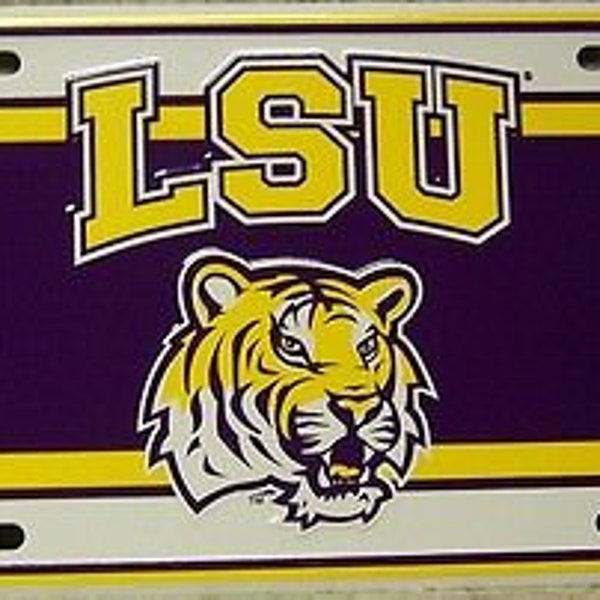 Lsu License Plate - Etsy