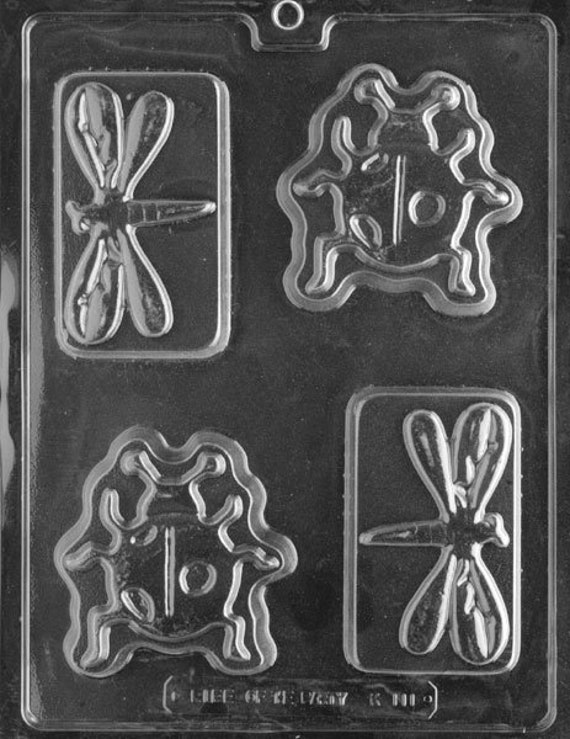 LADYBUG/DRAGONFLY BAR Chocolate Candy Mold | Etsy