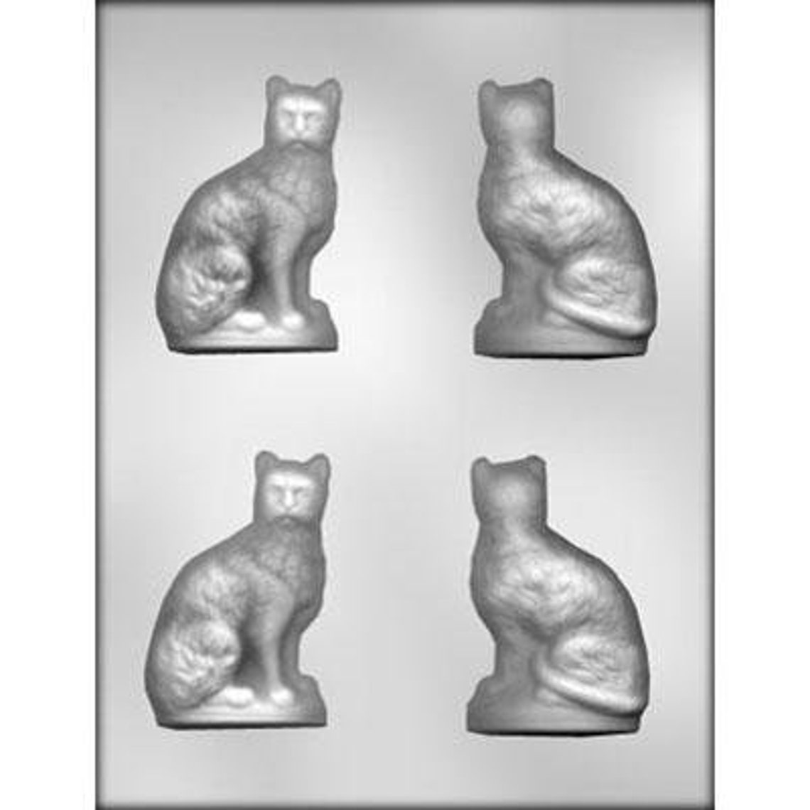 CAT Chocolate Candy Mold Kitty Cat Kitten Cats Sitting Soap - Etsy