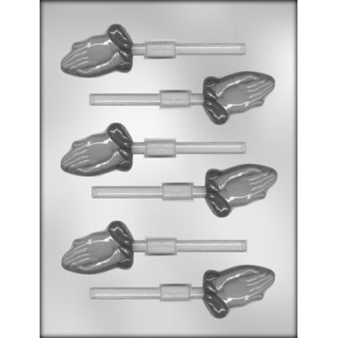 PRAYING HANDS Sucker Chocolate Candy Mold Church Praying - Etsy