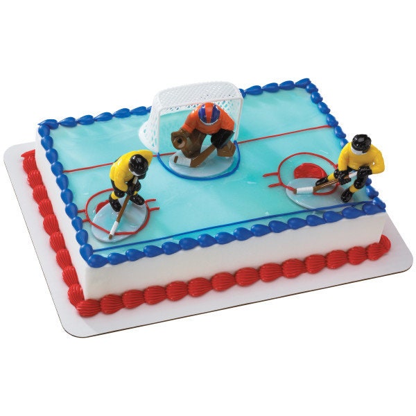 Hockey Cake Topper - Etsy
