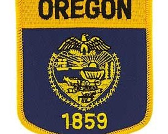 Tiny Oregon State Patch Any Color Custom Made - Etsy