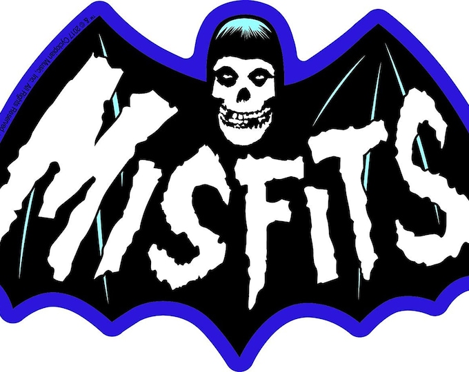 MISFITS Skull Bat Fiend Sticker Decal Rock Band - Etsy