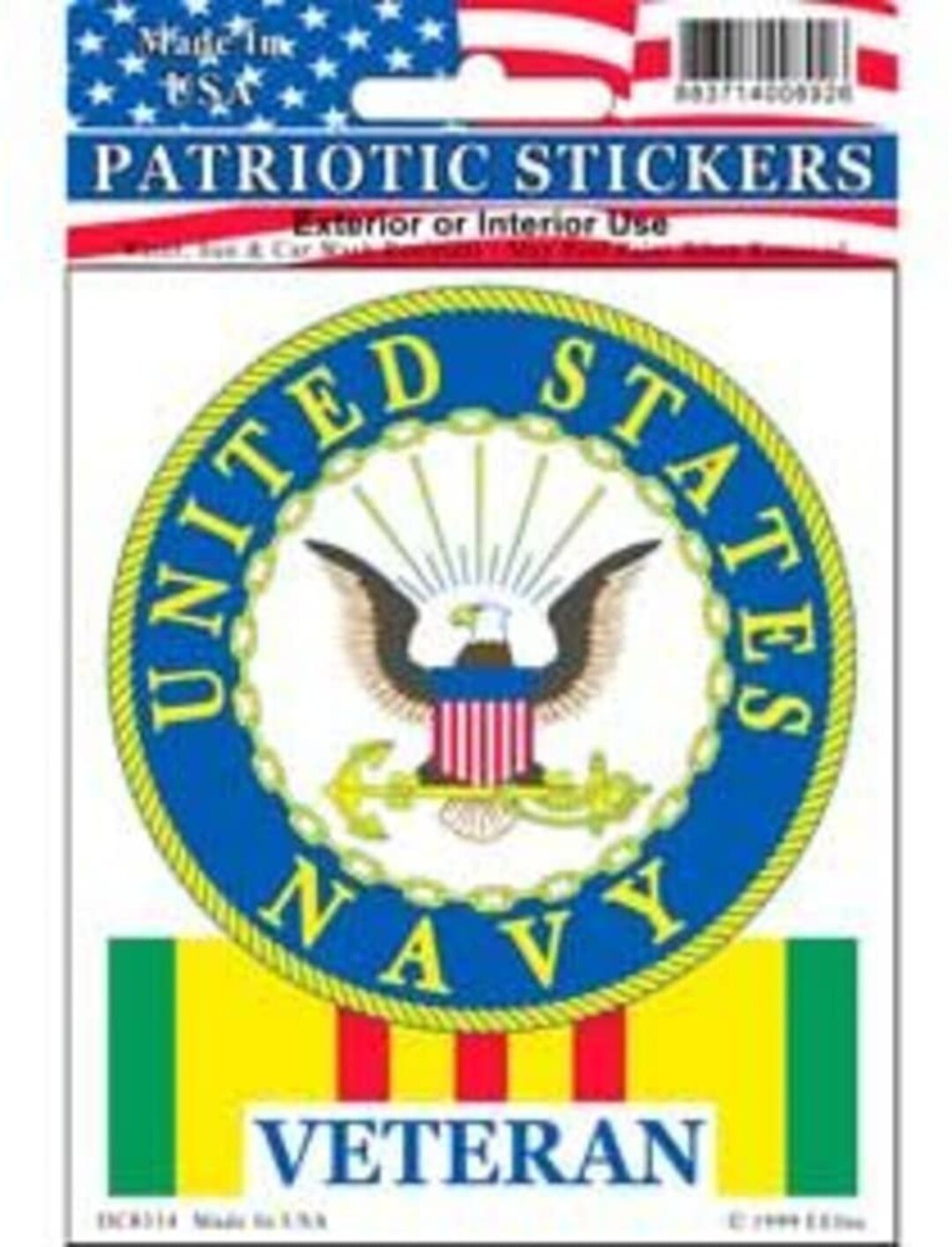 United States Navy Vietnam Veteran Sticker Decal Veteran Vets Military ...