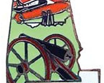 State Flag Pin Alabama Flag Button State Flag Button State Pin - Etsy