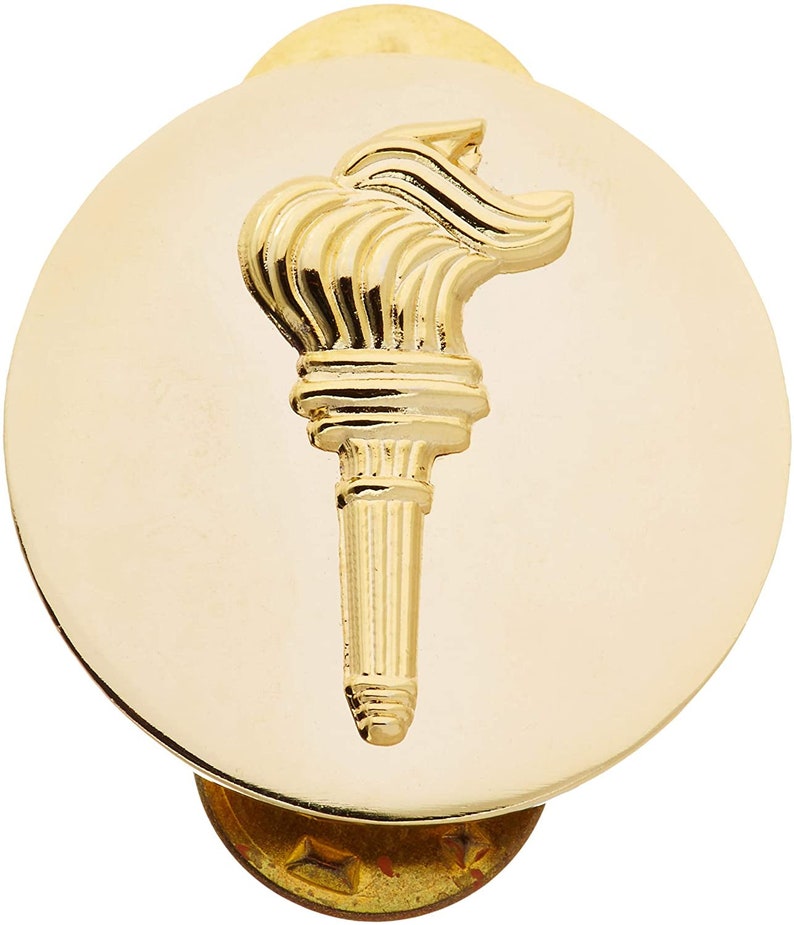 US ARMY Torch ROTC Gold Military Lapel Pin Enamel Pin for - Etsy