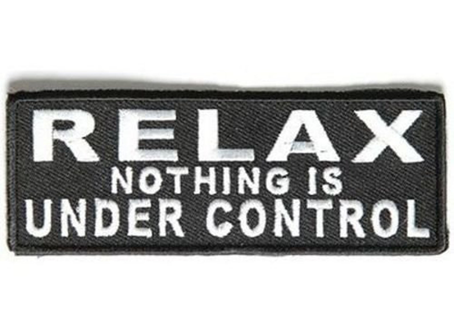 Relax Nothing is Under Control Funny Biker Motorcycle Patch - Etsy