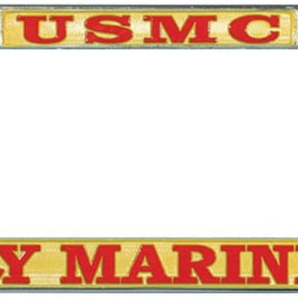 Usmc Retired License Plate Frame - Etsy
