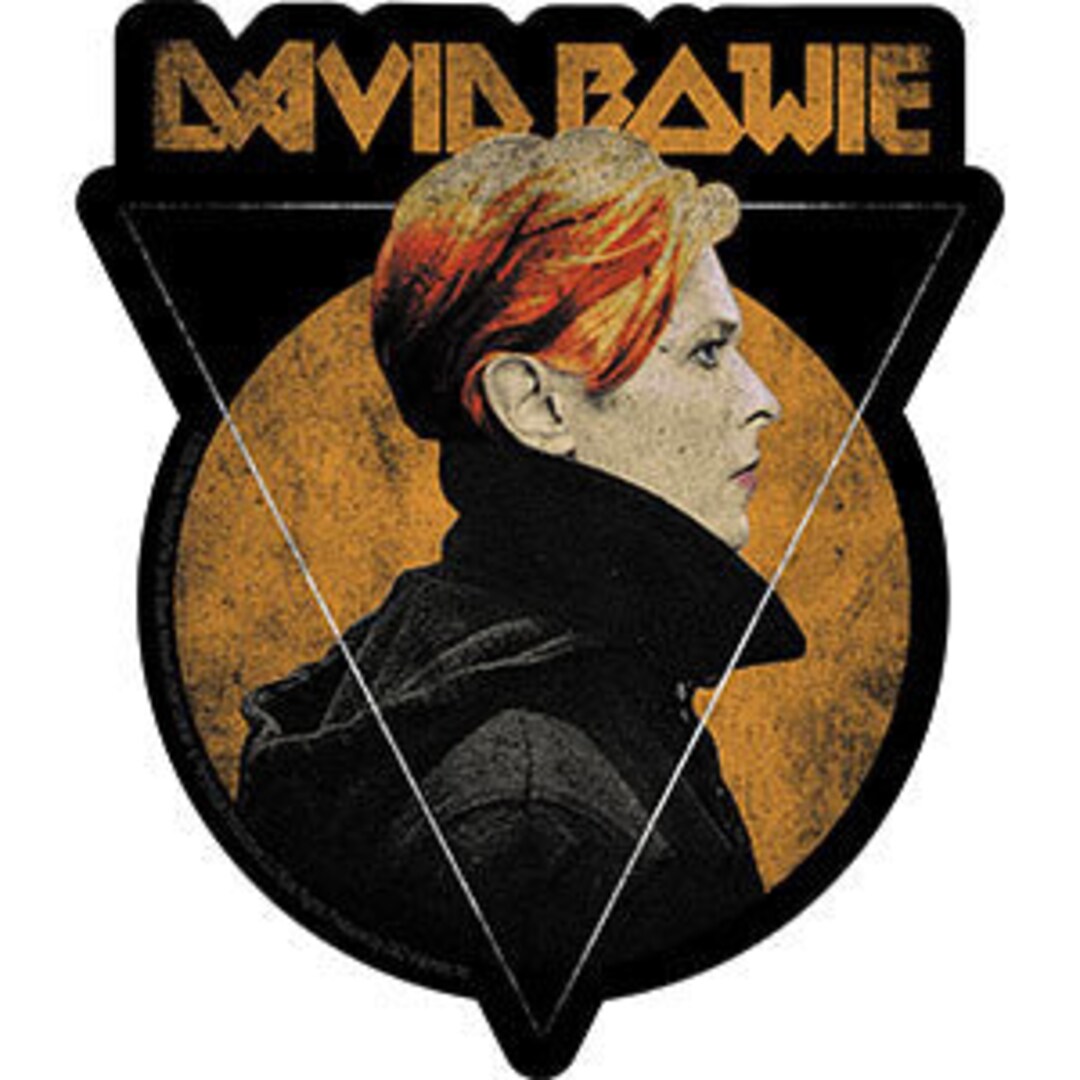 DAVID BOWIE Triangle Sun Sticker Decal 4.3x5 Inch English Rock Singer ...