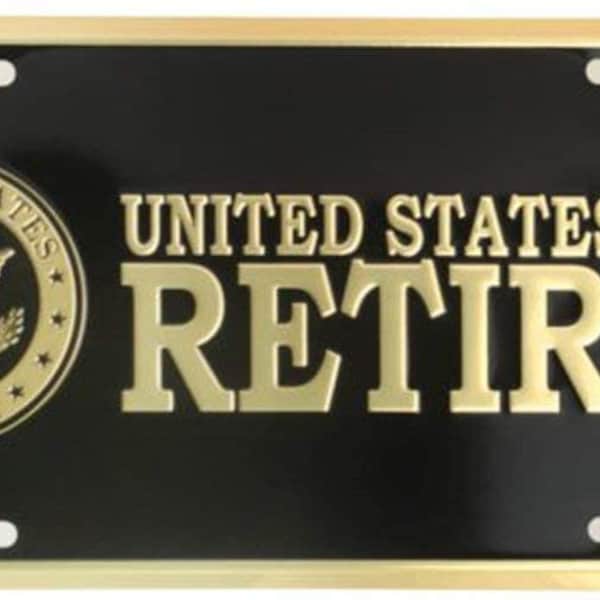 Retired Army License Plates - Etsy