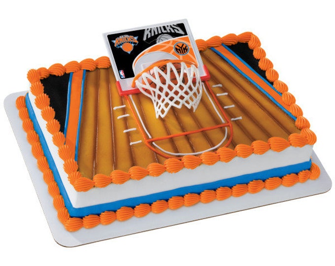 NEW YORK KNICKS Cake Topper Nba Birthday Slam Dunk Team Cake | Etsy