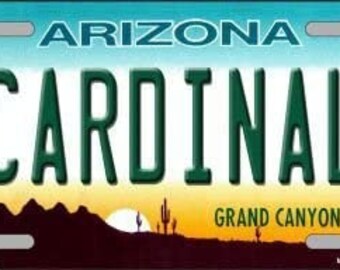 Arizona Vanity License Plate - Etsy