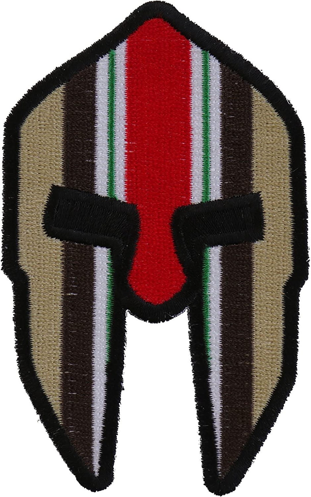 Spartan Helmet Iraq War Vet Ribbon Patch 3x3.5 Inch Patriotic ...