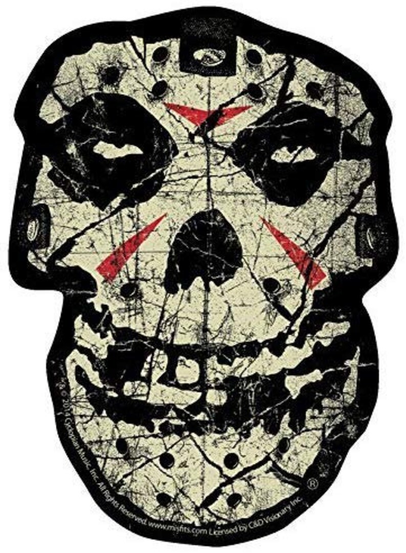 MISFITS Crystal Lake Skull Sticker Decal Rock Band Craft - Etsy