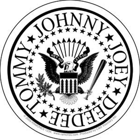 RAMONES White Eagle Sticker Decal Rock Band Craft Supply - Etsy