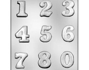 Chocolate Numbers - Etsy