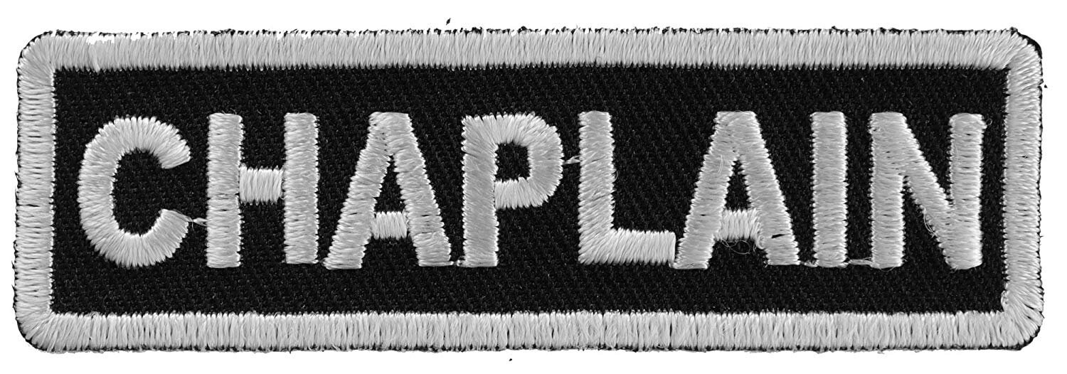 CHAPLAIN Motorcycle Biker Embroidered Patch Craft Supply - Etsy