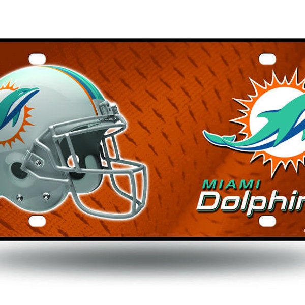 Miami Dolphins License Plate - Etsy