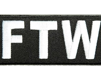 Ftw Biker Patch | Etsy