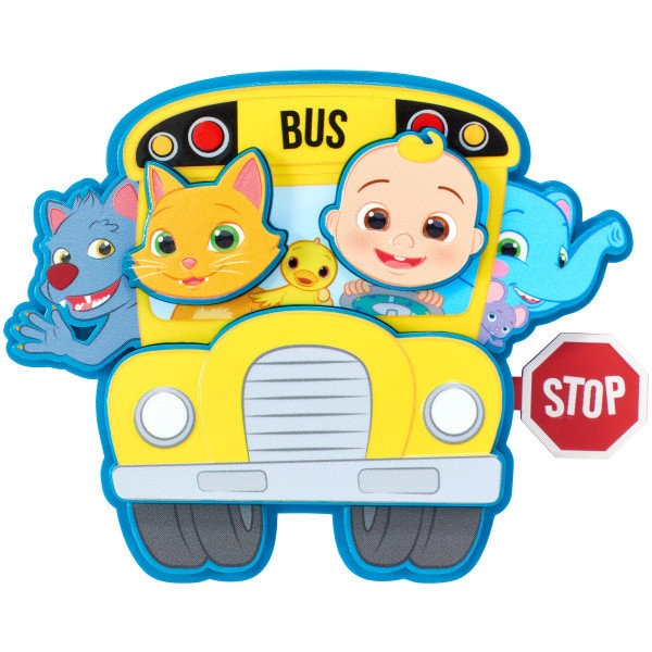 Cocomelon™ Cake Topper School Bus Ready for Adventure - Etsy