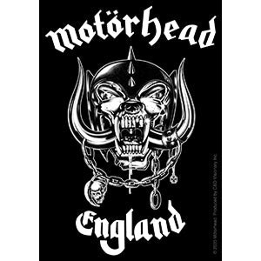 MOTORHEAD England Sticker Decal 3.5x5 Inch Lemmy English Rock Band ...