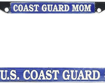 Coast Guard License Plate Frame - Etsy