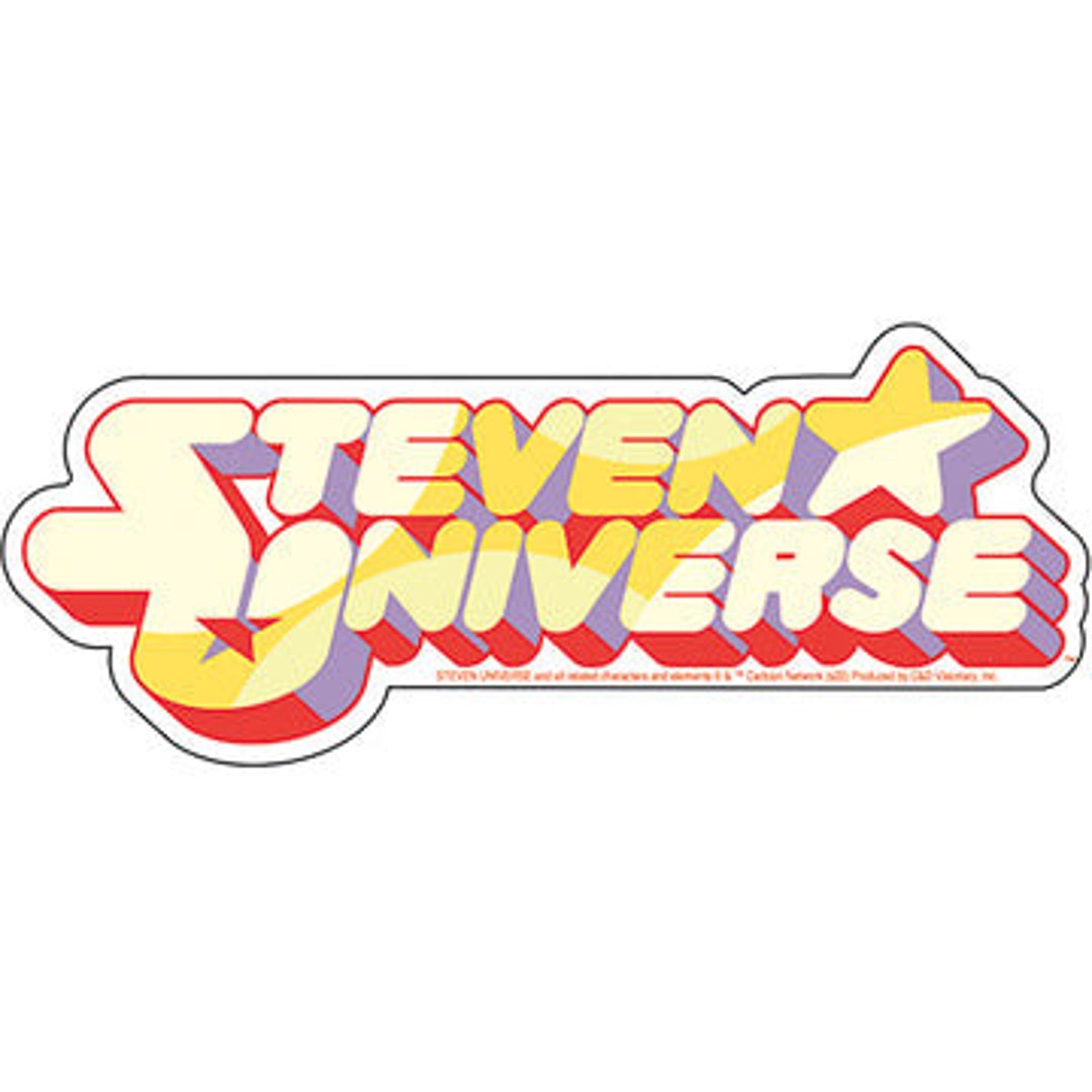 STEVEN UNIVERSE Logo Sticker Decal 6x2.5 Inch Cartoon Network Animation ...