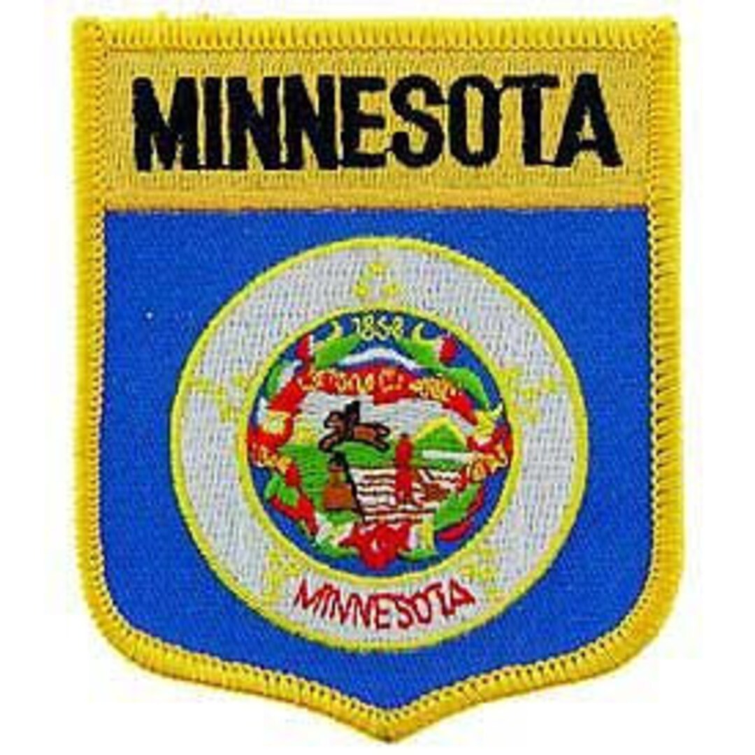 MINNESOTA State Shield Embroidered Patch Applique USA United - Etsy