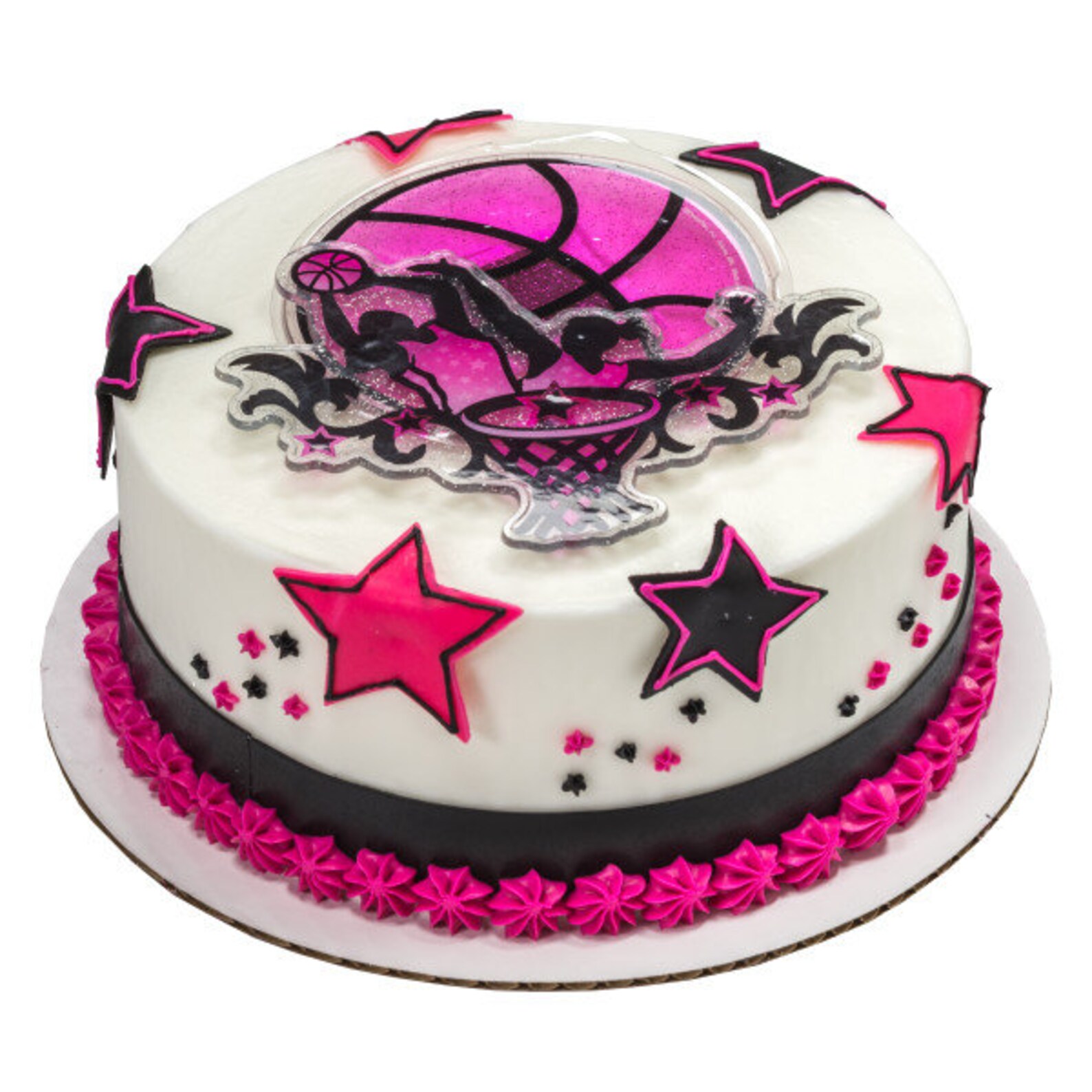 BASKETBALL STARS Cake Topper Cake Decoration Girls Pink | Etsy