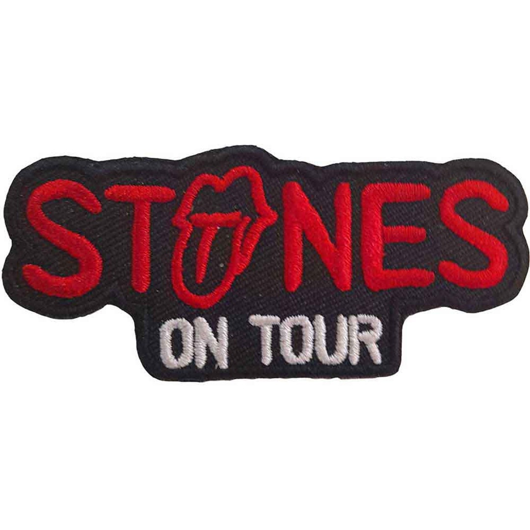THE ROLLING STONES Patch Approx 2x4 Inch Stones on Tour Rock Band ...