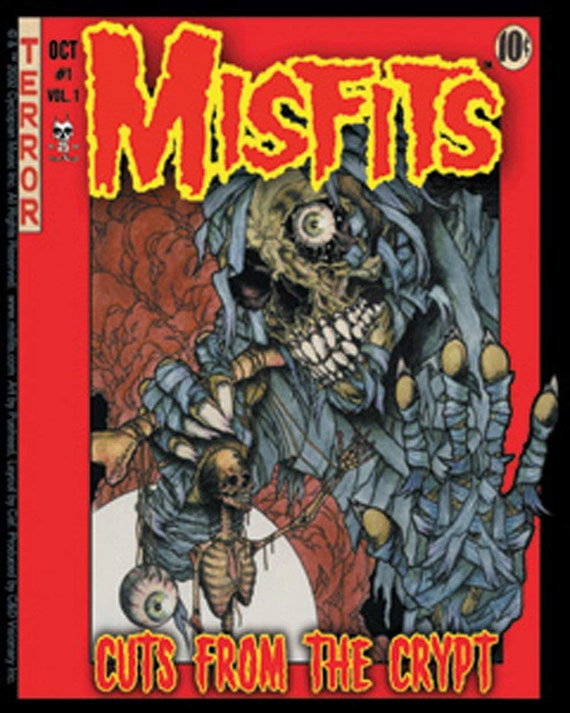 MISFITS Comic Sticker Decal Rock Band | Etsy