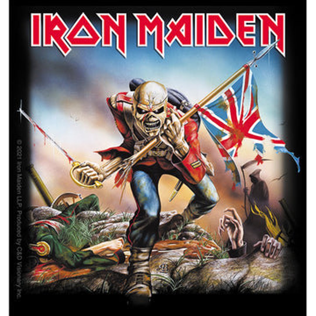 IRON MAIDEN British Flag Sticker Decal 4x4.25 Inch Bruce - Etsy
