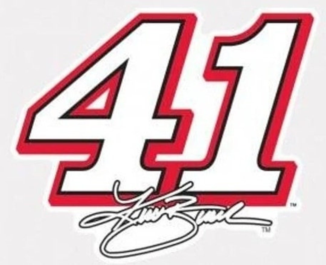 Officially Licensed KURT BUSCH 41 Perfect Cut Color Decal NASCAR Racing ...