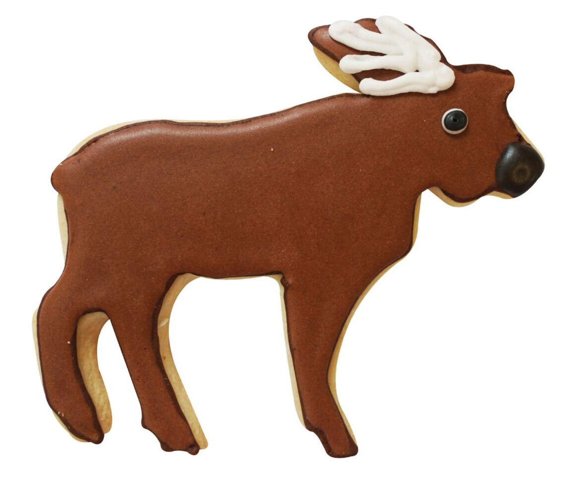 MOOSE Cookie Cutter Metal 4.5 Inches Stencil Fondant Animal | Etsy