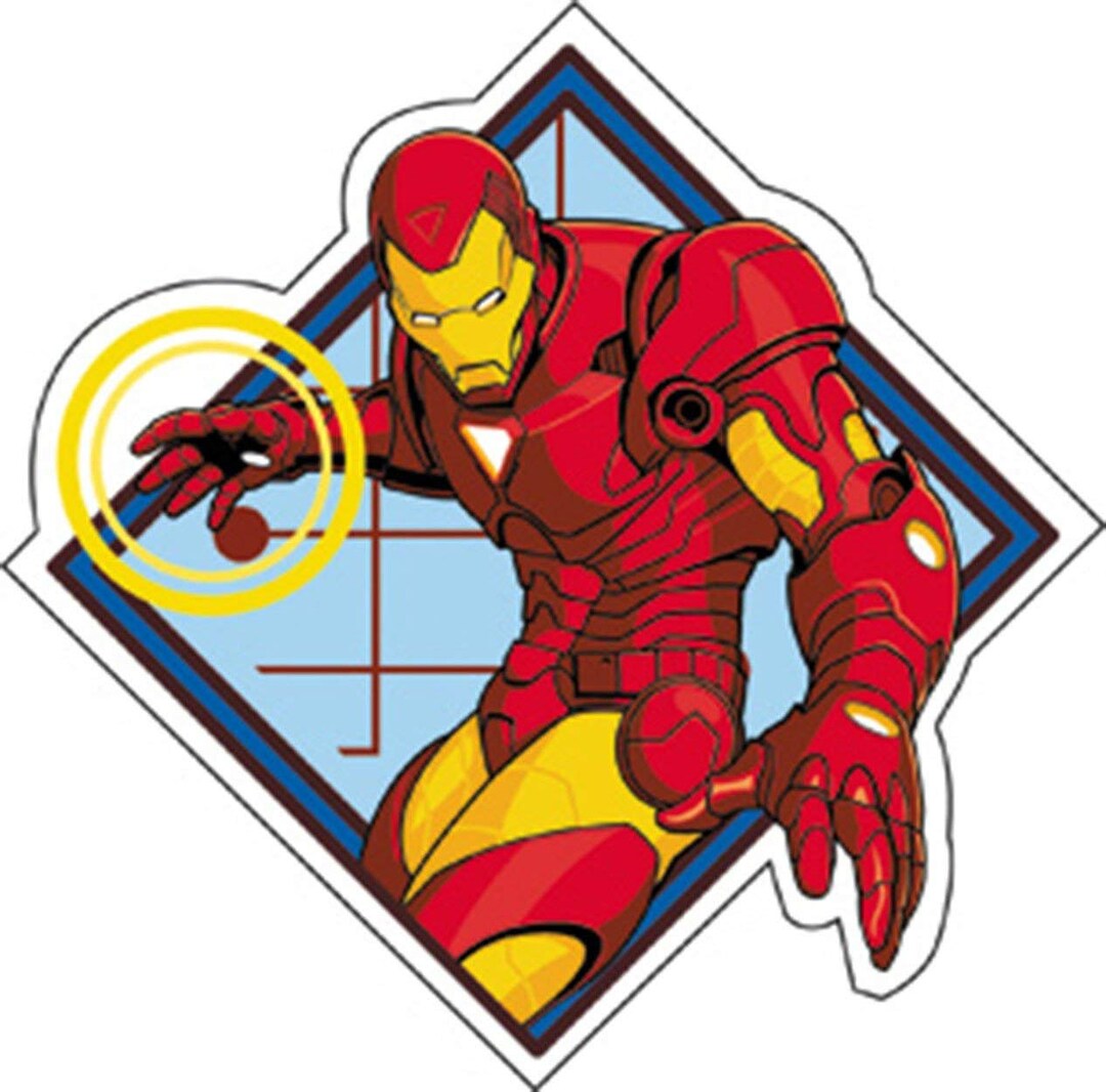 IRON MAN Invincible Power Sticker Decal Marvel Comics - Etsy