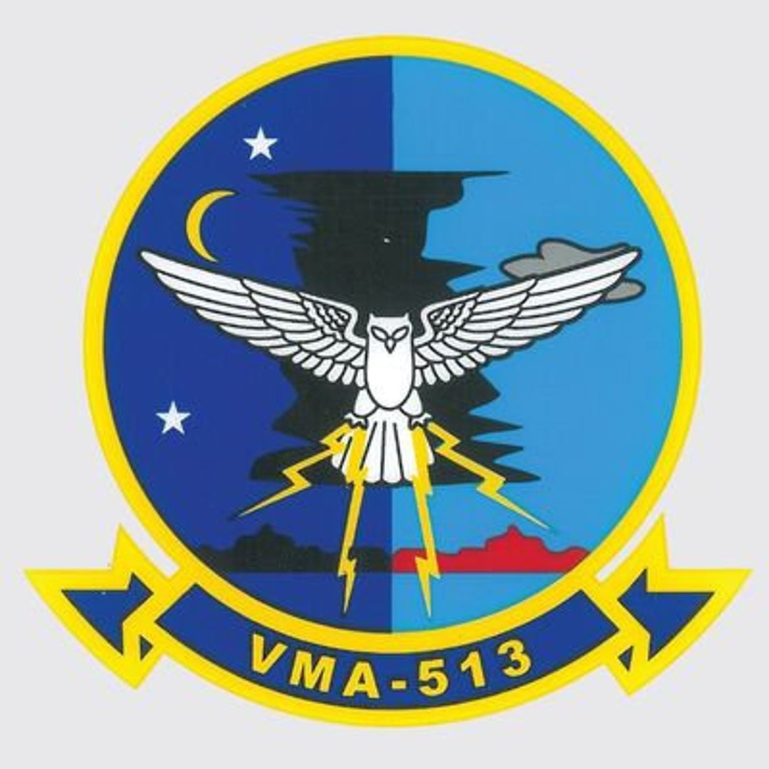 Marines VMA-513 Yuma Clear Decal Sticker USMC Marine Corps Attack ...