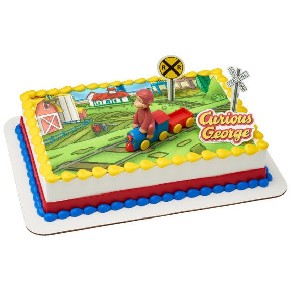 Curious George Cake Topper Set