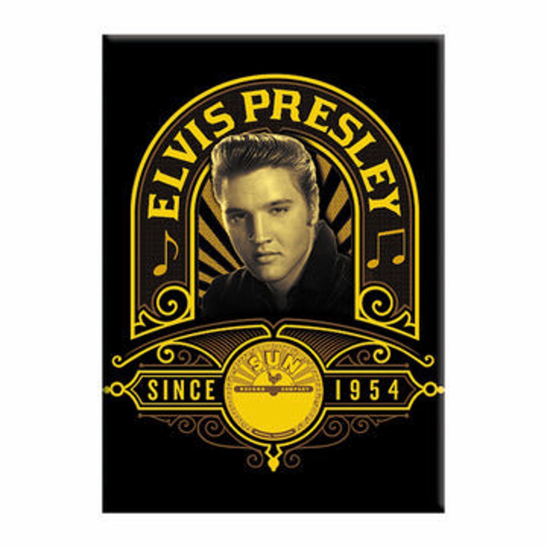 ELVIS PRESLEY Since 1954 Magnet 2.5x3.5 Inch Magnet for Refrigerators ...