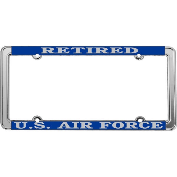 Retired Air Force License Plate - Etsy