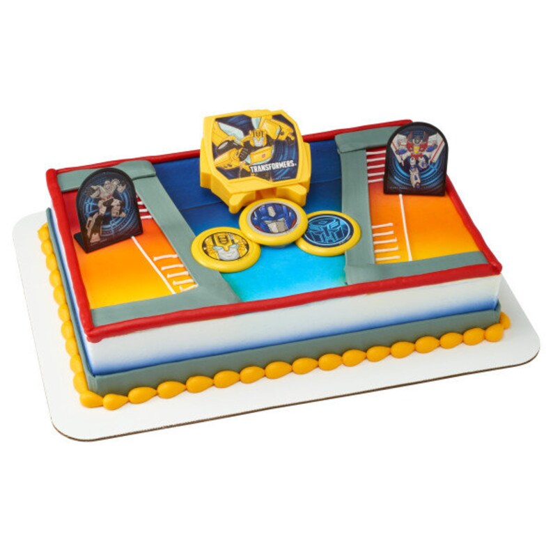 TRANSFORMERS Cake Topper Autobots Assemble Battle Disc - Etsy