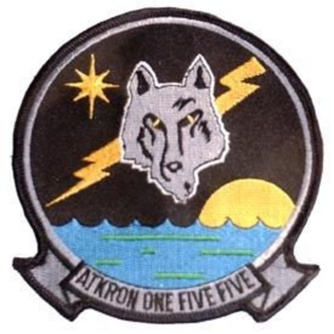 US NAVY Attack Squadron 155 Silver Foxes VA-155 Embroidered Patch ...