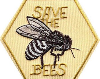 Save the Bees Patch - Etsy