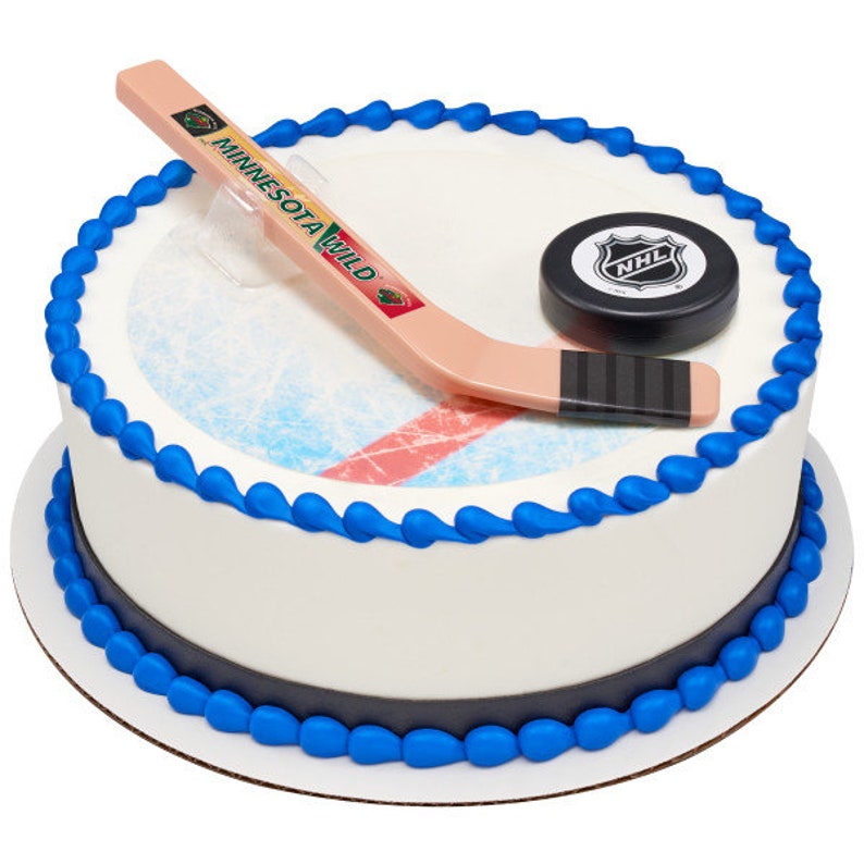 MINNESOTA WILD Cake Topper NHL Slap Shot Cake Decoration - Etsy