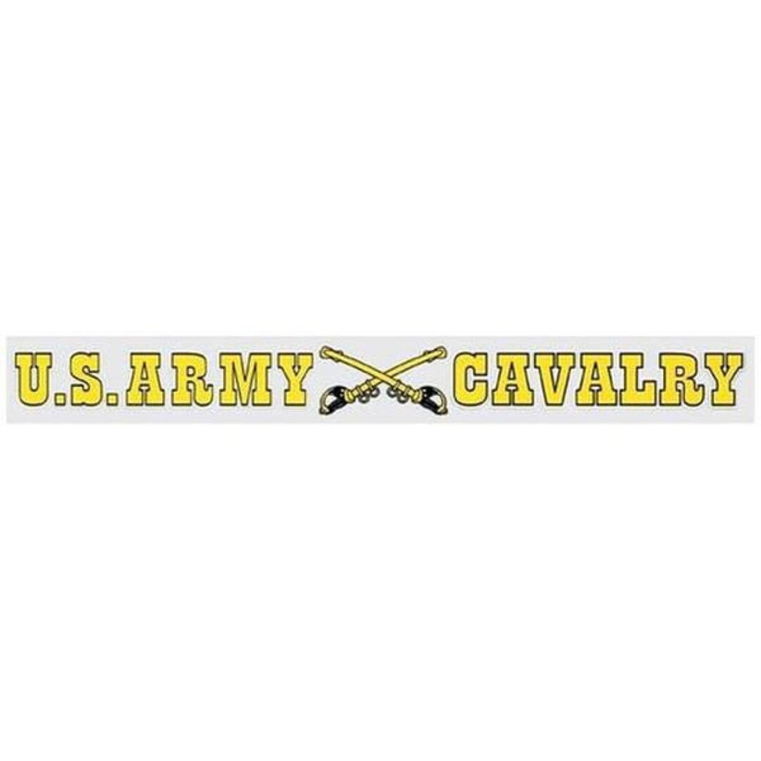 U.S. ARMY CAVALRY Window Strip Decal United States Army Cavalry Window ...