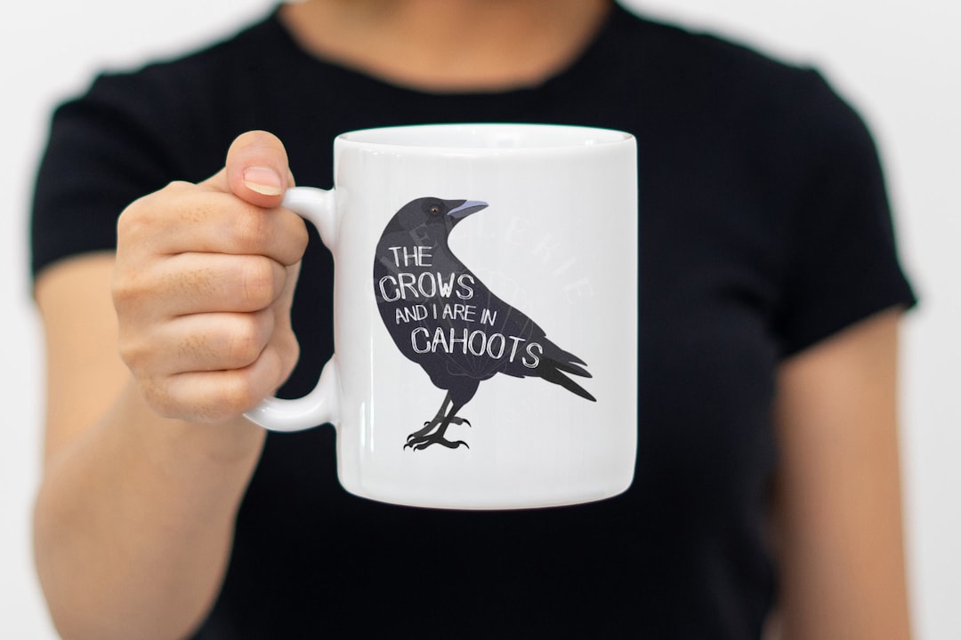 Crow Lover Mug, Corvid Mug, Crow Coffee Mugs, Gifts for Bird Lovers ...