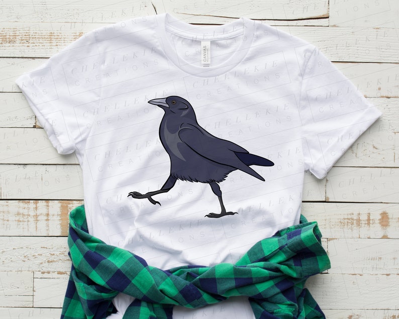 Crow Friend T Shirt Corvid Tee Unisex Shirts Ts For Bird Etsy